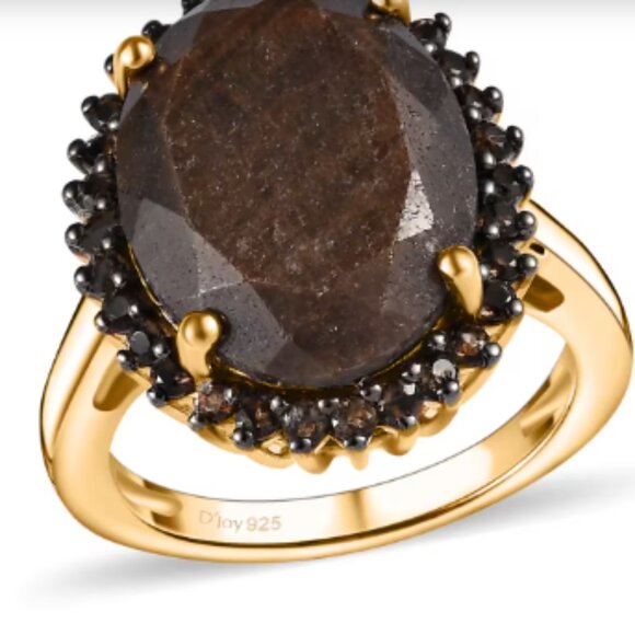 Jewelry | Zawadi Chocolate Sapphire And Brazilian Smoky Quartz Ring ...